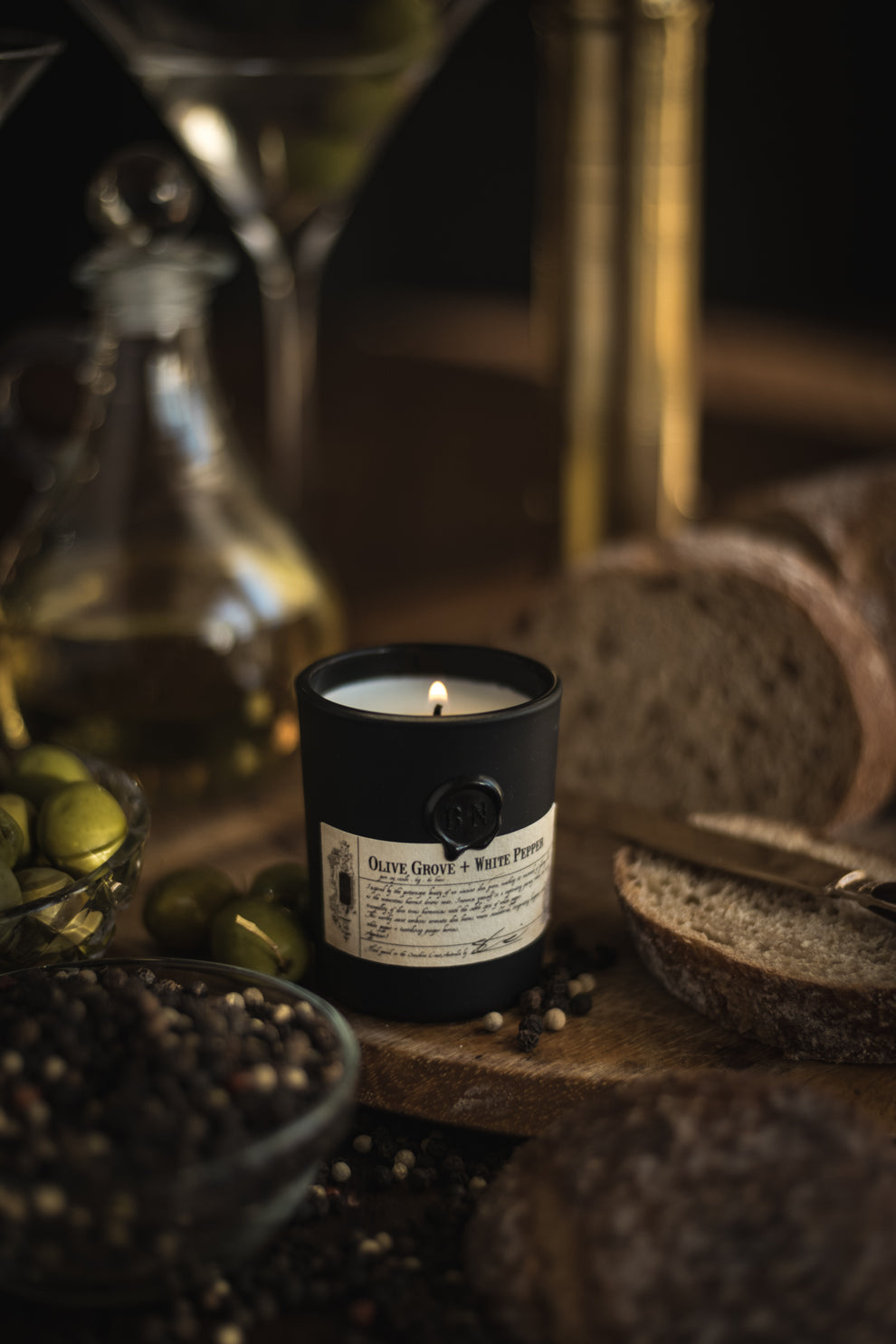 Olive Grove + White Pepper – Blanc + Nero